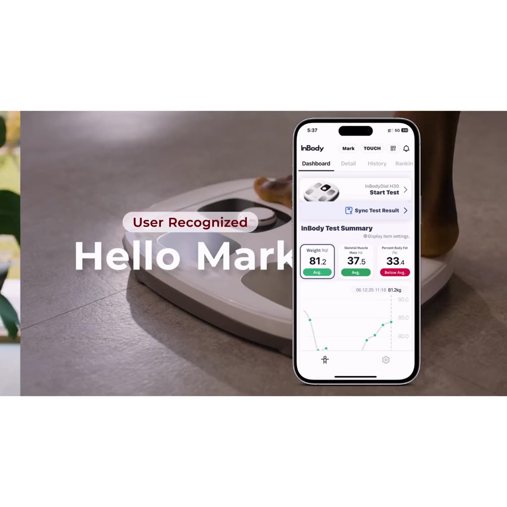 Official Distributor - InBody Dial H30 Smart Body Composition Scale ...
