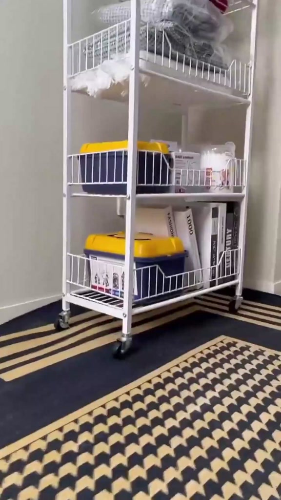 Rak Kedai Runcit Murah Rak Pameran Makanan 5 Tingkat dengan Roda Rak ...