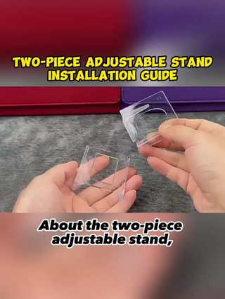 Acrylic Card Display Stand - Toploader / Magnetic Case Holder Triangle ...