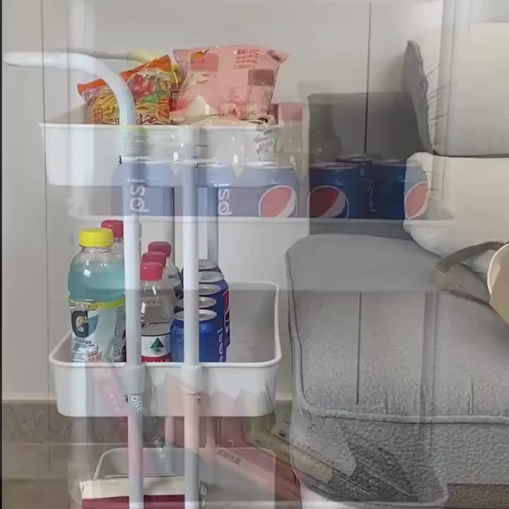 F&F: Trolley 3/4/5 Tier/ trolley rack/troli barang/troli beroda/trolley ...