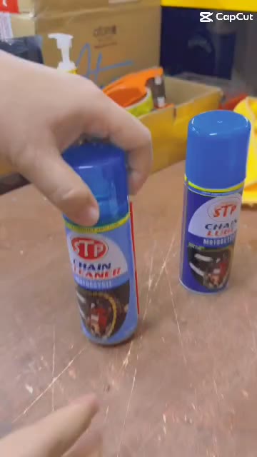 STP CHAIN LUBE CHAIN CLEANER CHAIN BRUSH MOTORCYCLE SPRAY RANTAI MOTOR ...