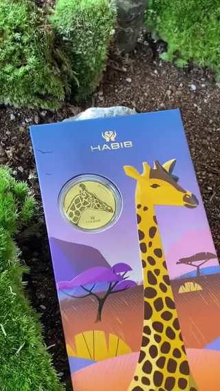 HABIB x Zoo Negara Collection 2023 | 999.9 Gold Wafer Coin (0.20g ...