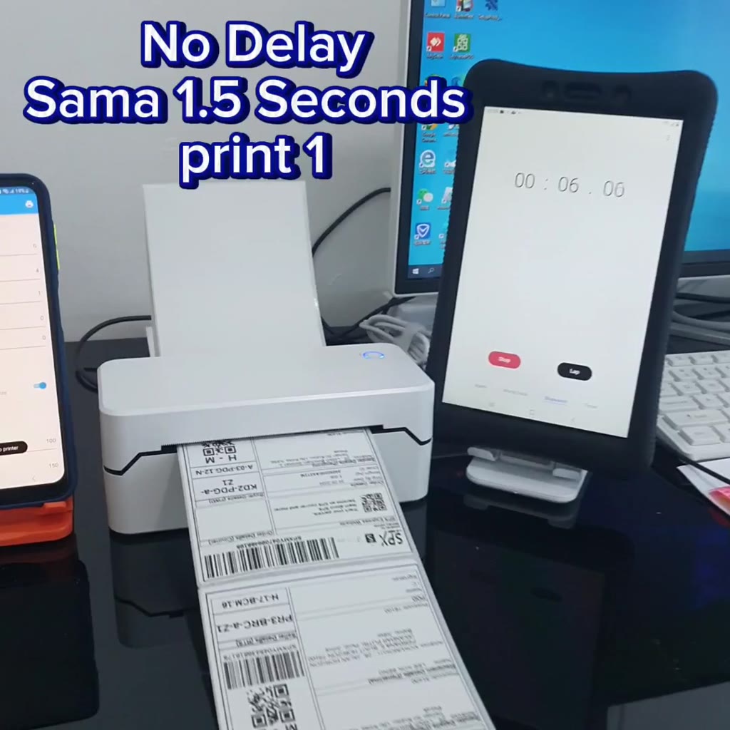 C100/D520 Waybill Printer * Thermal Printer A6 * USB+Bluetooth Android ...