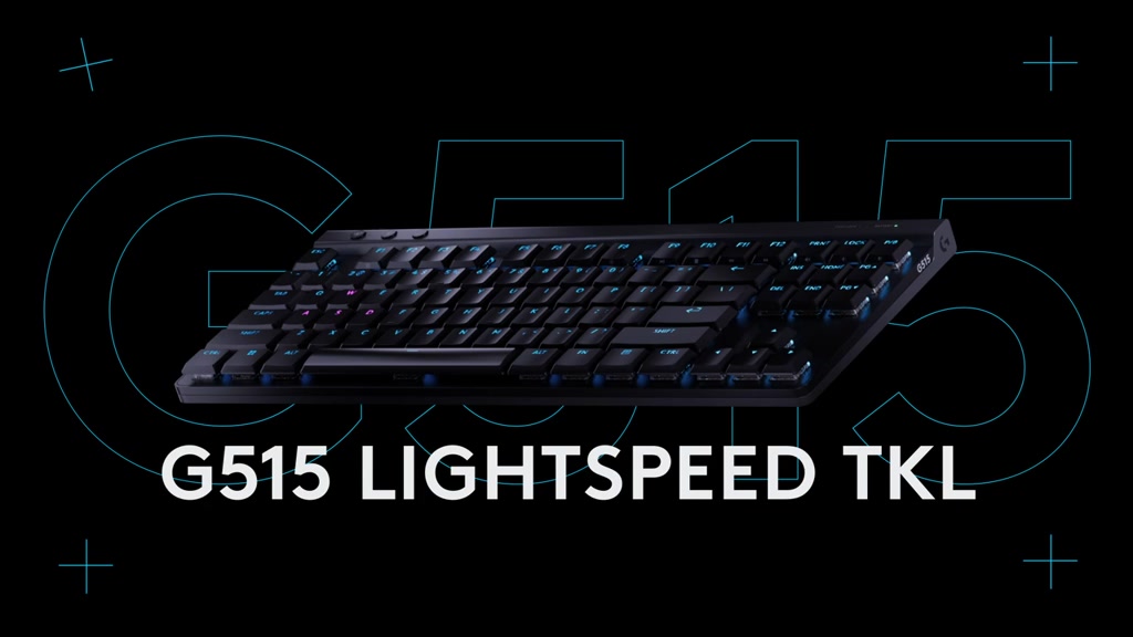 Logitech G515 LIGHTSPEED TKL Low Profile Wireless Gaming Keyboard ...