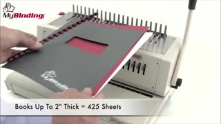 HIC TCC 210 EPB + Foot Pedal Heavy Duty Electric Comb Binding Machine with Food Pedal - 500 ...