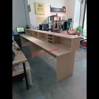4ft 5ft 6ft Reception Counter Table /Cashier Counter Table Receptionist ...