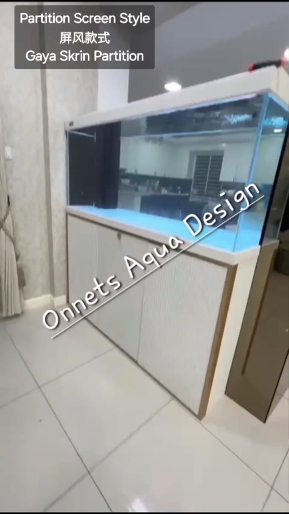 4ft 5ft 6ft 3ft 2ft Ultra Crystal Clear CC Fish Tank Alloy Cabinet ...