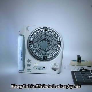 Fan Solar Kipas Solar Outdoor With Lights Kipas Aircond 2Nd Gear Wind ...
