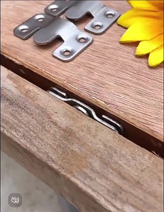 (1 pc) Stainless Steel Hook Clip Furniture Connector Frame Hanger Wall ...