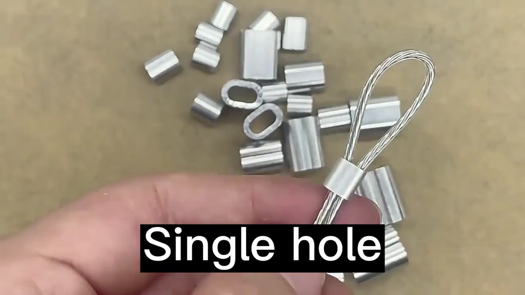 ( 8 Type ) Aluminum Crimping Loop Sleeve for Wire Rope and Aluminium ...