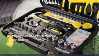 KEELAT 108 Pcs Toolbox Set Home Tool Kit For DIY and Quick Repairs Home ...