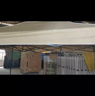 Khemah 10x10 Folding Canopy Tent Retractable Kanvas Kanopi Night Market ...