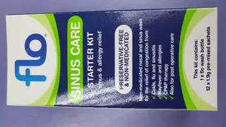 Flo Sinus Care Starter Kit nasal wash ( 1 Flo wash bottle + 12 premixed ...