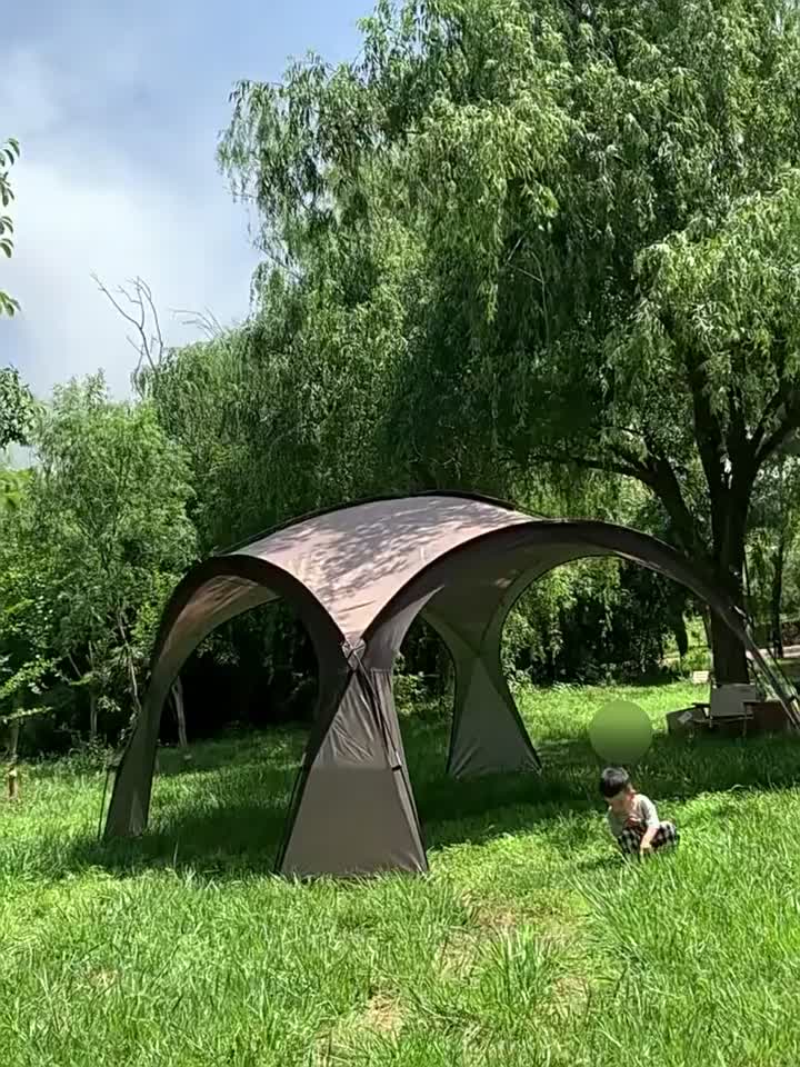 MOUNTAINHIKER Portable Outdoor Tent Shelter Dome Tent With Door Cloth ...