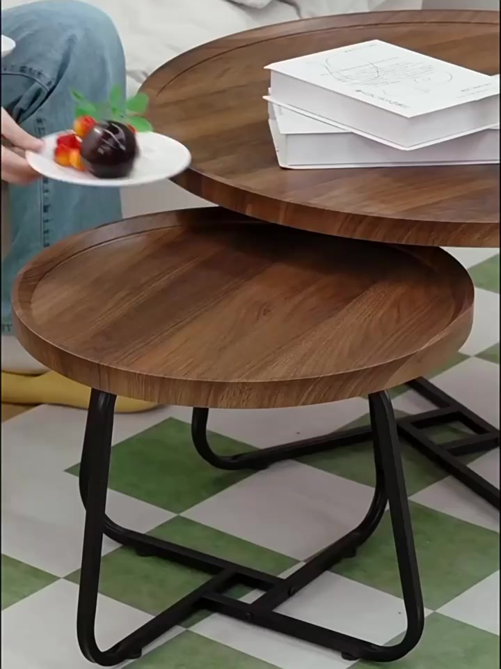 Combination coffee table Coffee table/small round table of round simple ...