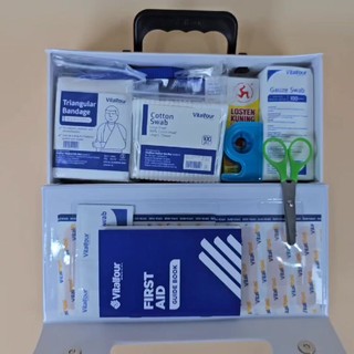 Classic First Aid Kit Box Set For All Purpose School/Home/Office ...