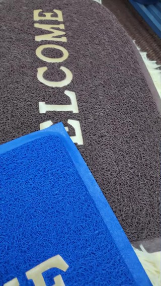 Welcome Door Mat (120cm x 180cm) Synthetic Rubber Floor Mat Alas Kaki ...