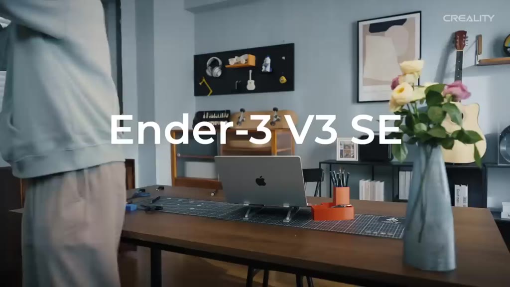 Creality Ender-3 V3 SE 3D Printer with Relax, Let Auto Leveling Do It, Auto Filament Loading and ...