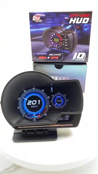 🔥10 Year Warranty🔥OBD Meter Gauge Meter P6 OBD Meter Car GPS Alarm ...