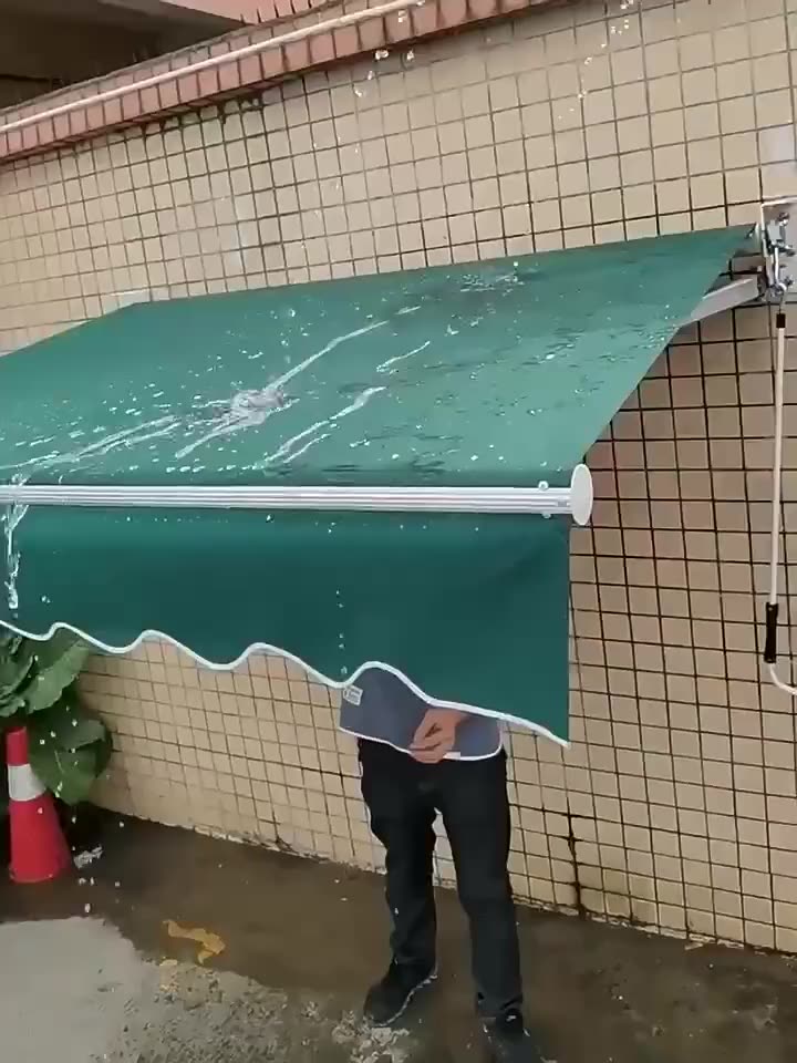 Electric-Sunshade folding telescopic hand rain proof canopy courtyard ...