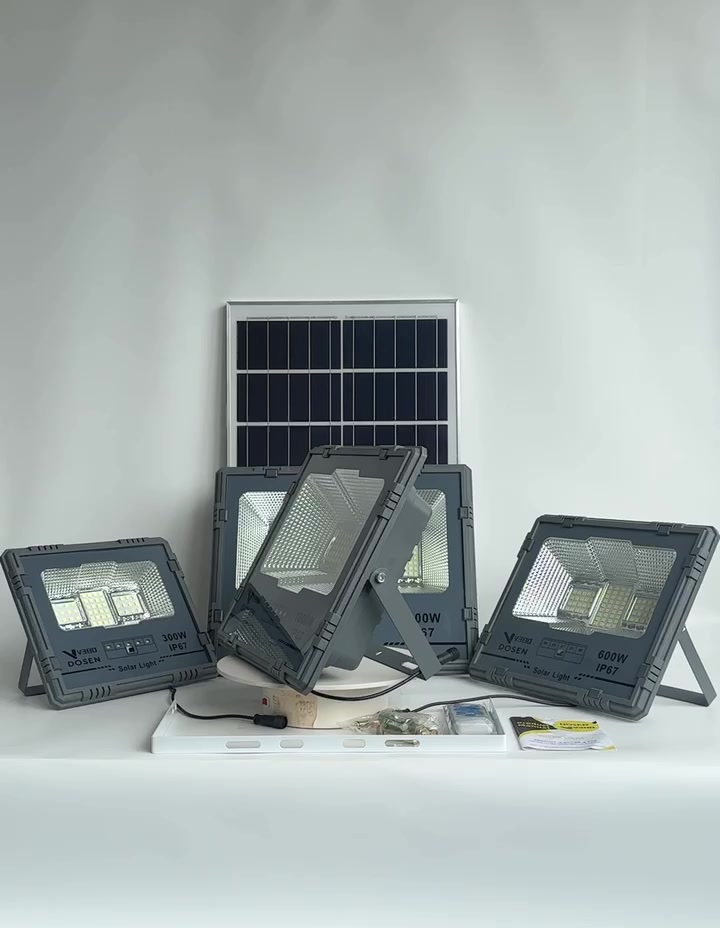 V380 PRO solar light outdoor lighting 2000W Solar Spotlight lampu solar ...
