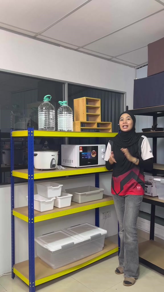 🔥4/5 Tier Boltless Rack Rak Besi Heavy Metal Frame Rak Buku Warehouse ...