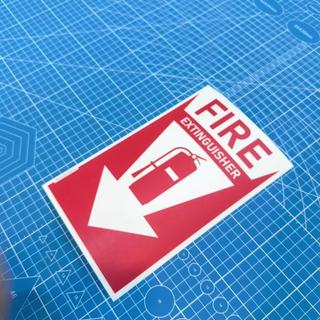 Fire Extinguisher. Premium Sticker Sign Notice Signage. Pemadam Api ...