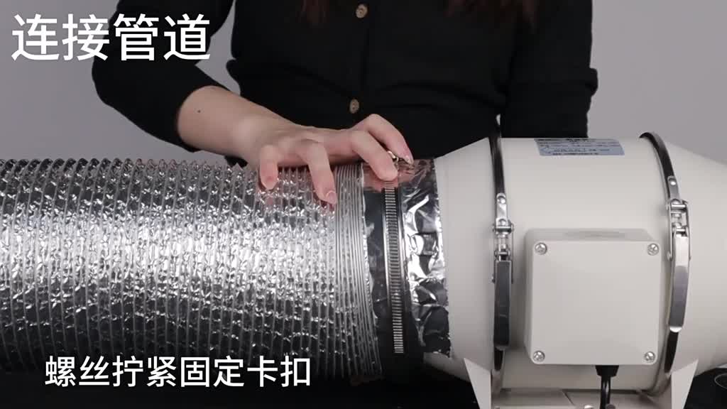 Exhaust Fan 4"/5"/ 6"/ 8" inch High Suction Power Inline Duct Booster ...