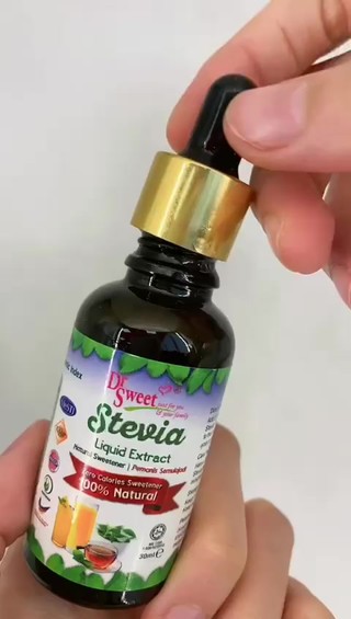 DR SWEET STEVIA EXTRACT (10 ML) LIQUID DROP PURE NATURAL SWEETENER ZERO ...