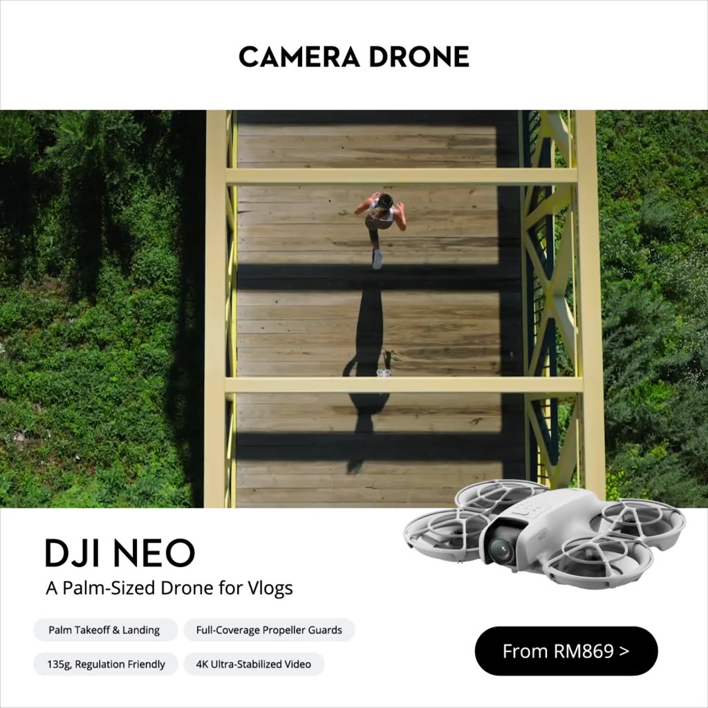 DJI Neo - Camera Drone | 135 g, Light & Portable | Palm Takeoff ...