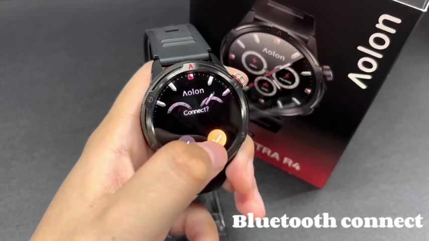 Aolon Tetra R4 Jam Smart Watch Man Original AGPS AMOLED Screen AOD ...