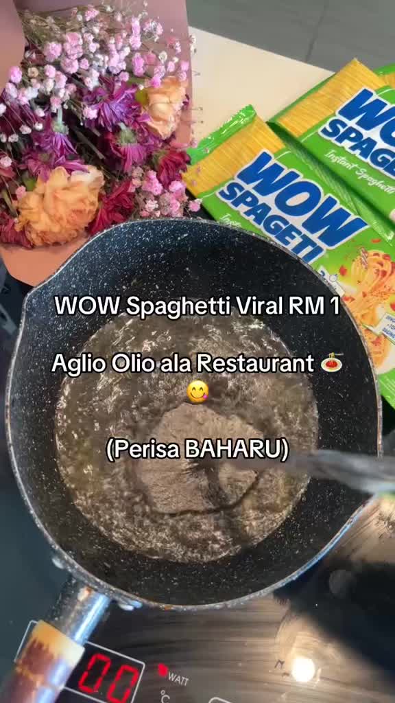 HALAL WOW SPAGETI CARBONARA BOLOGNESE AGLIO OLIO INSTANT SPAGETI VIRAL ...