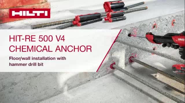 HILTI HIT RE500 RE500 V4 (500ml) RE500 INJECTABLE EPOXY MORTAR For ...