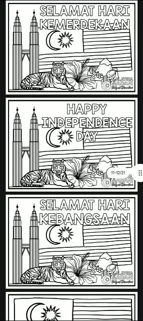 [PDF] 21 Hari Merdeka Ke-68 Coloring Pages For Kids (Edisi Terhad ...
