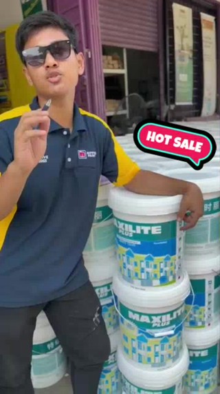 Dulux Maxilite Plus Emulsion Paint 18Liter - White / Cat siling kapur ...