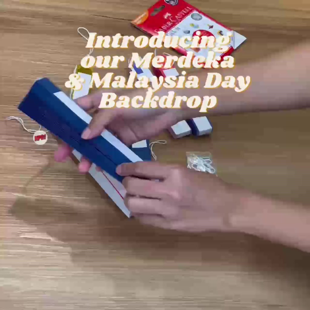 2025 Merdeka & Malaysia Day Decoration Backdrop with Selamat Hari ...