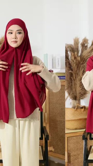 SHAWL INNER TALI / INSTANT SHAWL WITH INNER | Shopee Malaysia