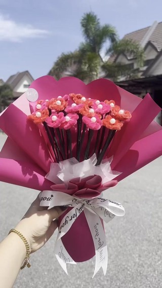 Chenille Bouquet ( Bunga Kawat Bulu ) | Shopee Malaysia