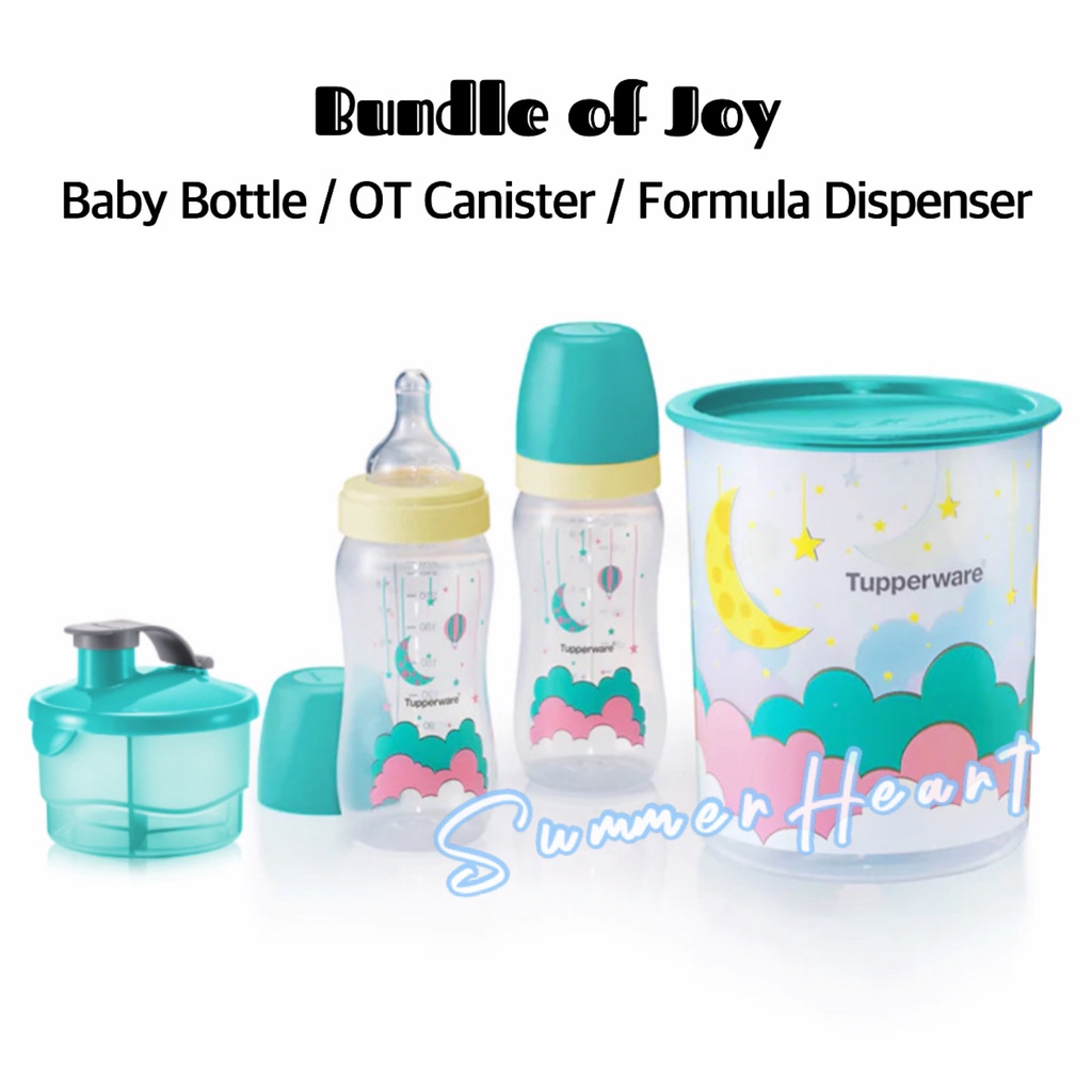 Tupperware Bundle of Joy ( Baby Bottle / One Touch Canister Small 2L ...