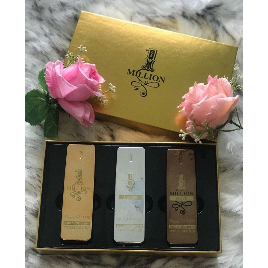 Paco Rabanne 1 Million Miniature Set 3 in 1 | Shopee Malaysia