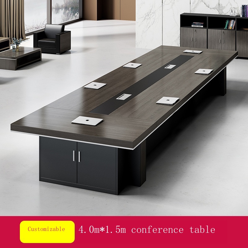 Company conference table, long table, meeting room table and chair ...