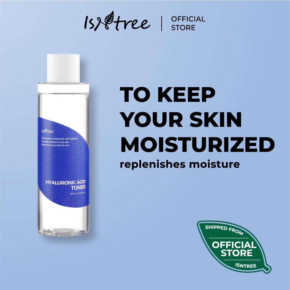 Isntree Hyaluronic Acid Toner 400ml | Shopee Malaysia