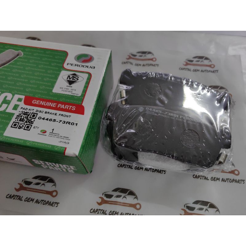 DISC BRAKE PAD FRONT & REAR BRAKE SHOES (ORIGINAL) PERODUA MYVI 1.3 05Y ...