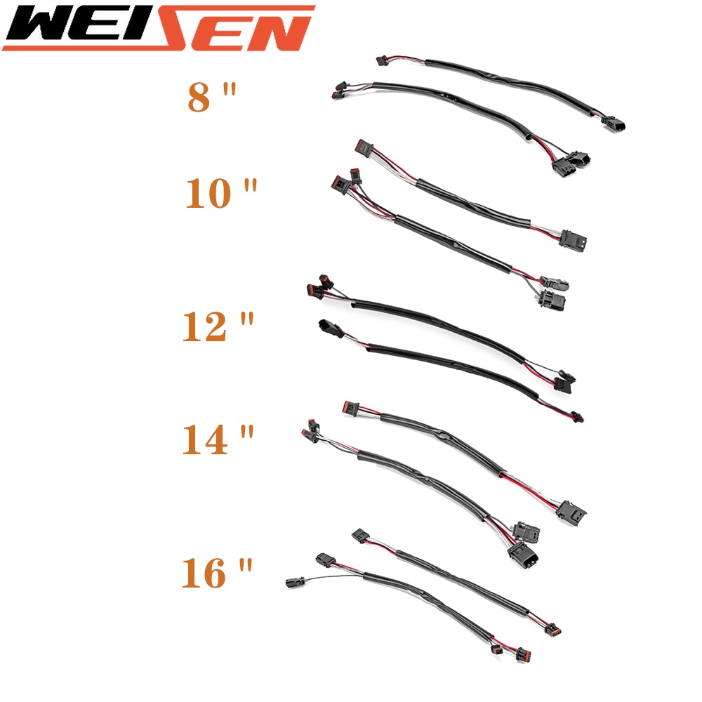 CAN-Bus 8";/ 10";/ 12"; /14"; /16"; Handlebar Wiring Wire Extension Harness For Harley-Davidson ...