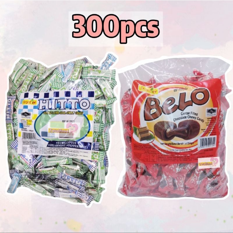 Frontier Belo Hitto Double Layer Cool Chewy Candy 300pcs | Shopee Malaysia