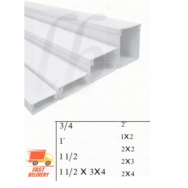 FEEMA PVC WIRING CASING / ELECTRICAL CASING / WIRING TRUNKING( 1x2, 2x2 ...