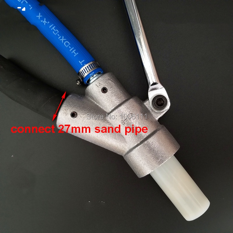 High Flow Boron Carbide Sandblasting Gun Head For Automatic ...