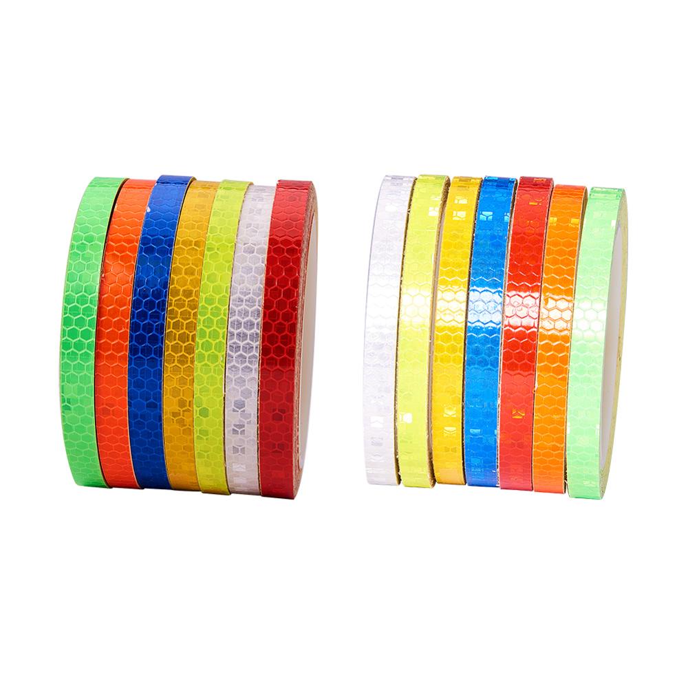 8Mx10mm PVC Night Reflective Tape Stickers Hi Vis Viz Safety Car ...