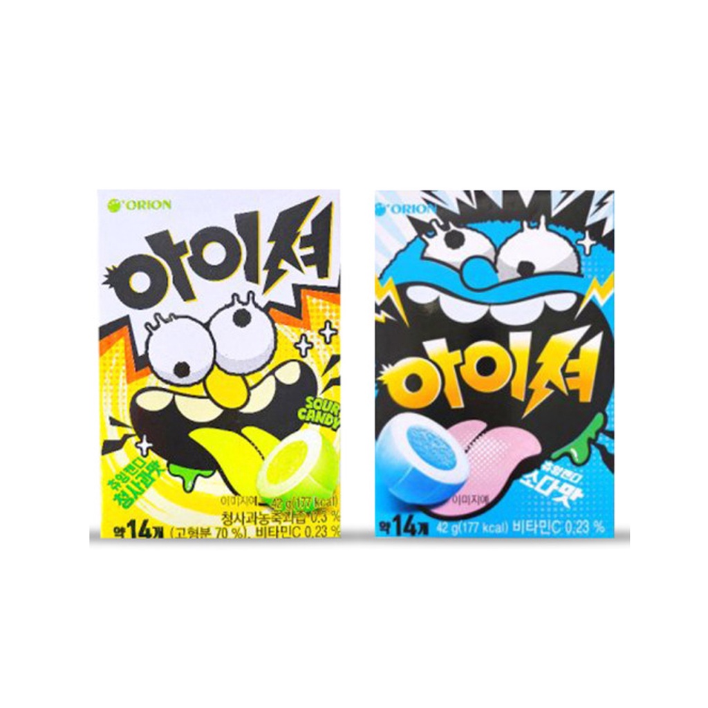 ORION Super Sour Chewing Candy 42g (2 Flavor) | Shopee Malaysia