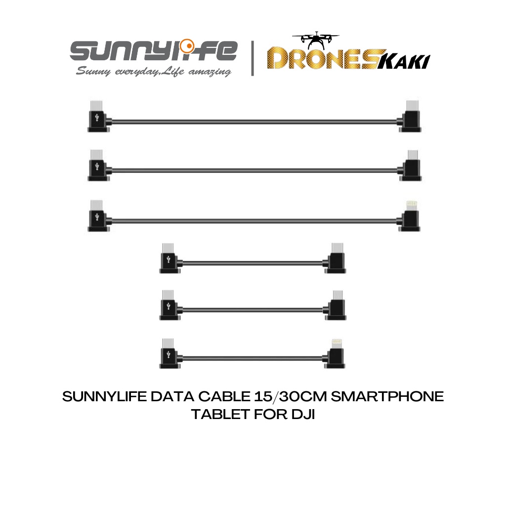 Sunnylife Data Cable 15/30cm Smartphone Tablet for DJI | Shopee Malaysia